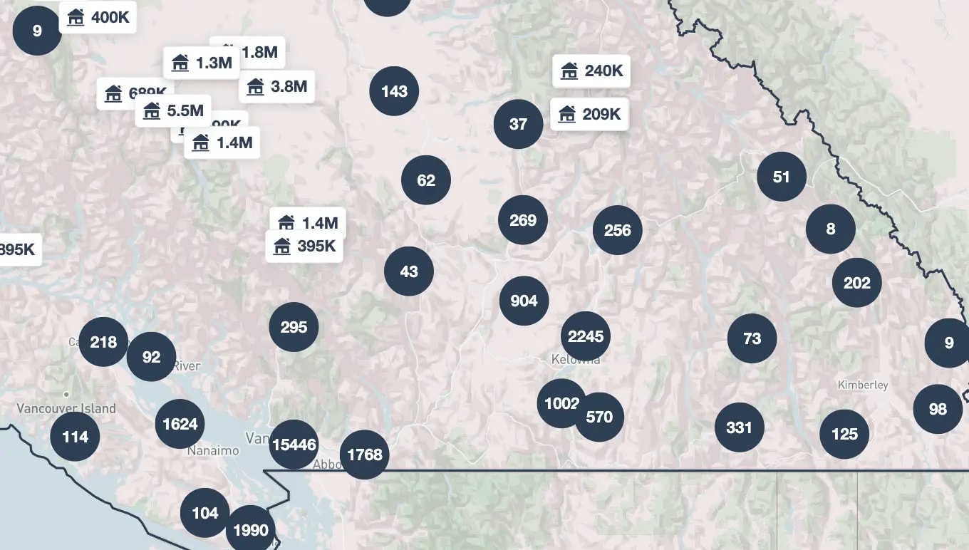 B.C. Housing Market: Vancouver, Surrey, and Others | WOWA.ca