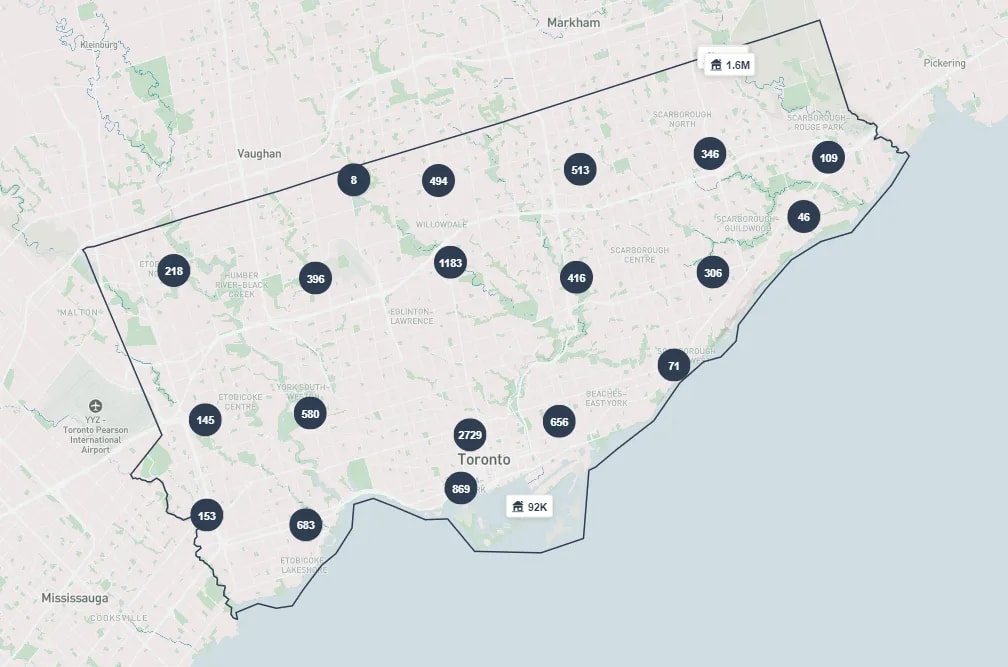 Toronto Housing Market: Aug. 6th, 2024 Update | Interactive Map - WOWA.ca