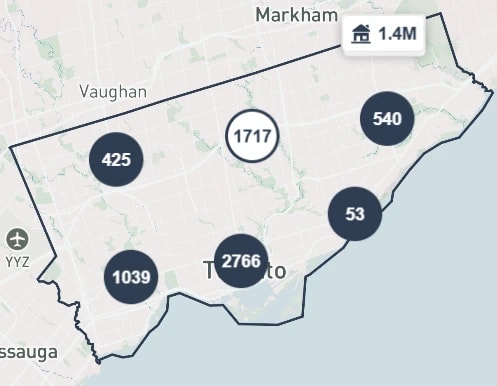 Toronto Housing Market: Jan. 5th, 2024 Update | Interactive Map - WOWA.ca